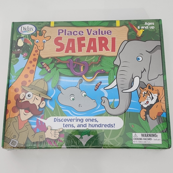 Didax | Toys | Didax Place Value Safari Sealed Box | Poshmark